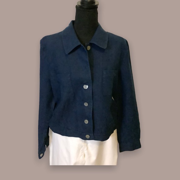 Talbots | Jackets & Coats | Vintage Talbots Irish Linen Bolero Jacket ...